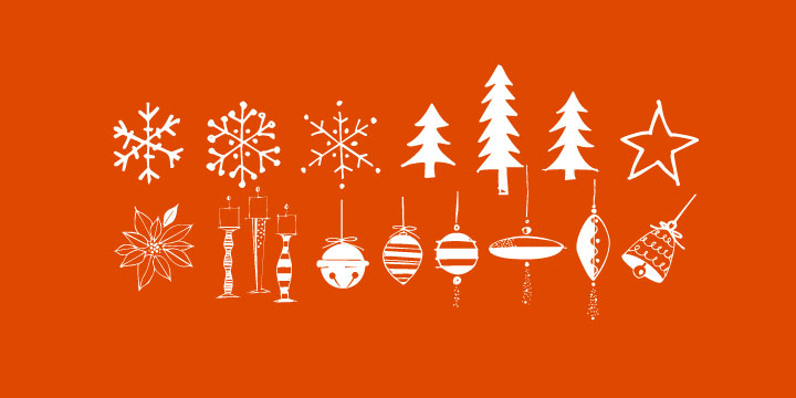 Christmas Doodles Font