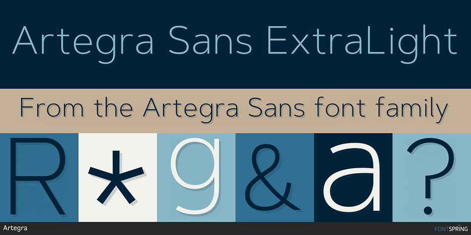 Artegra Sans Normal Complete Font