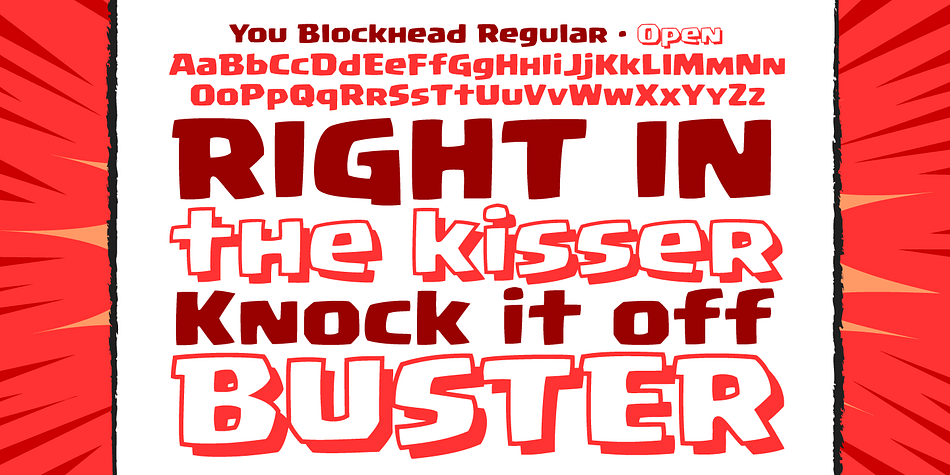 You Blockhead Font