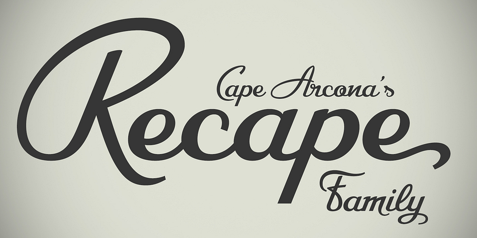 CA Recape Family by Cape Arcona Type Foundry - Fontspring