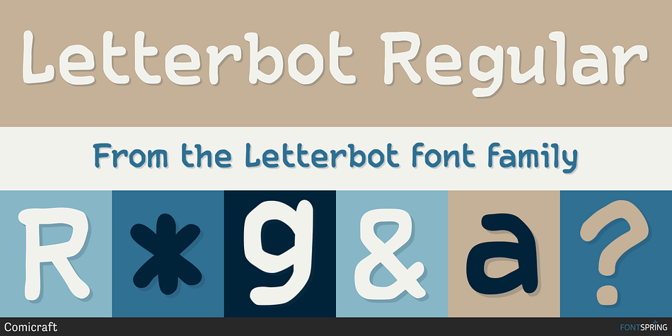 Letterbot Regular Font
