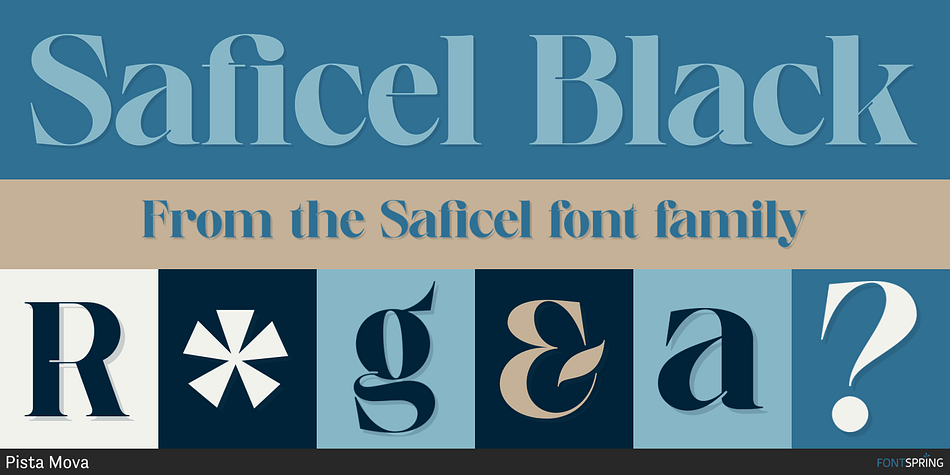 Saficel Black Font