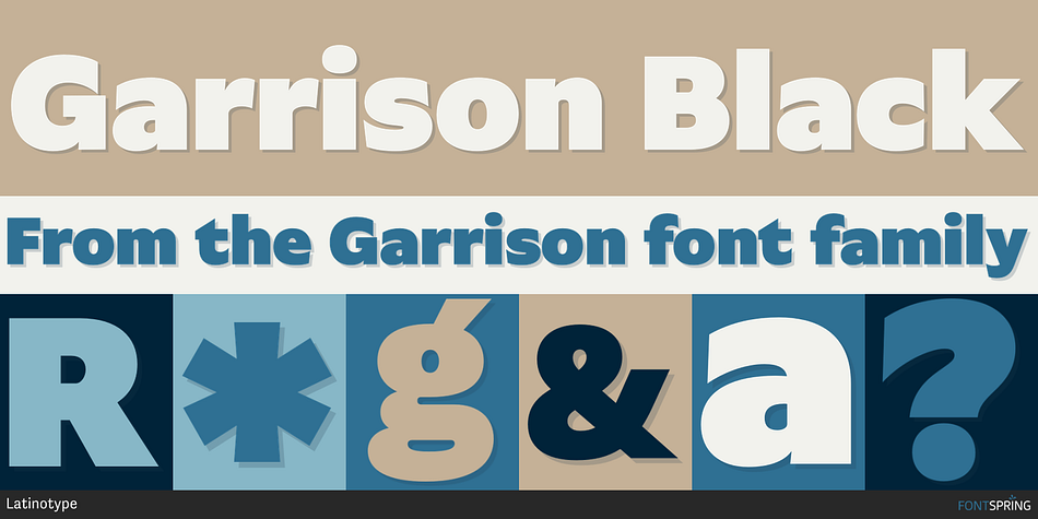 Garrison Black Font
