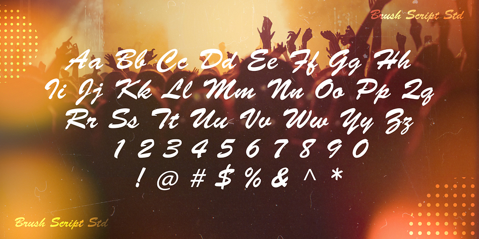 Brush Script Std Font