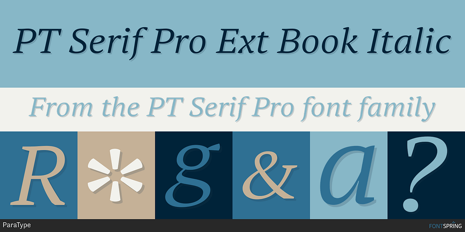 PT Serif Pro Font