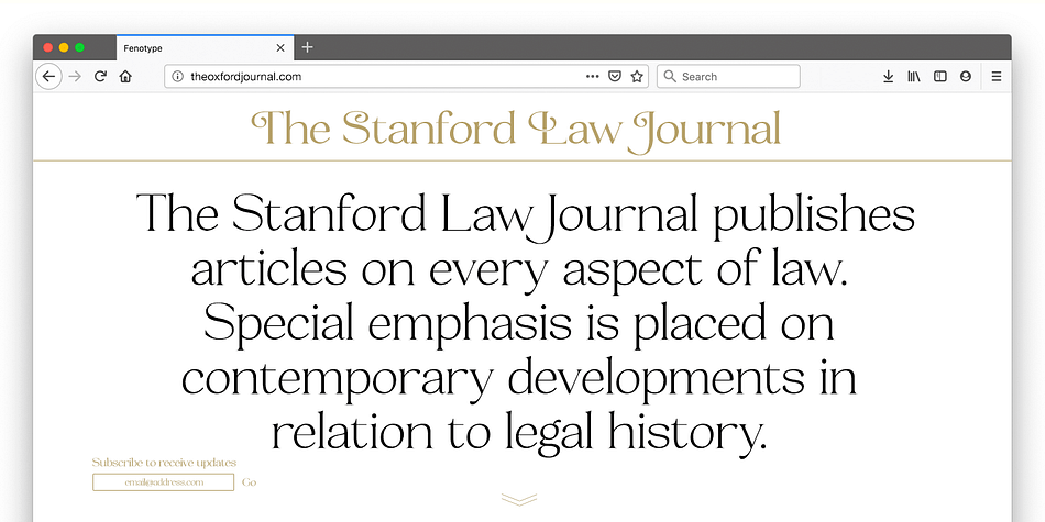 Lawrence Font | Fontspring