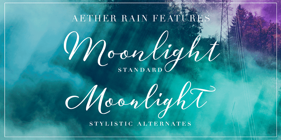 Aether Rain Font