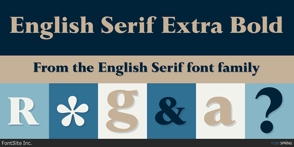 English Serif Font