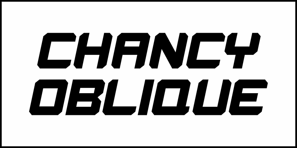 Chancy JNL Font