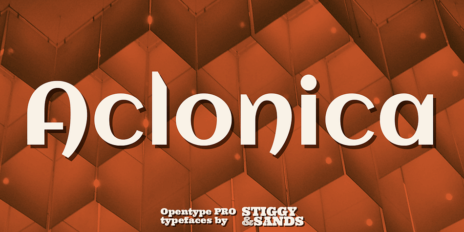 Aclonica Pro Font | Fontspring