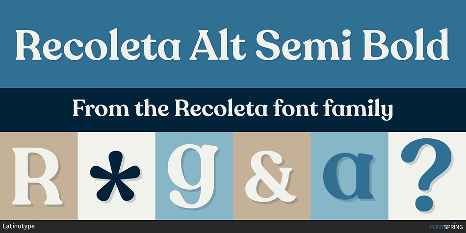 Recoleta Alt Font
