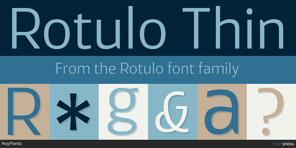Rotulo Thin Font