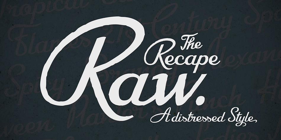 CA Recape Font
