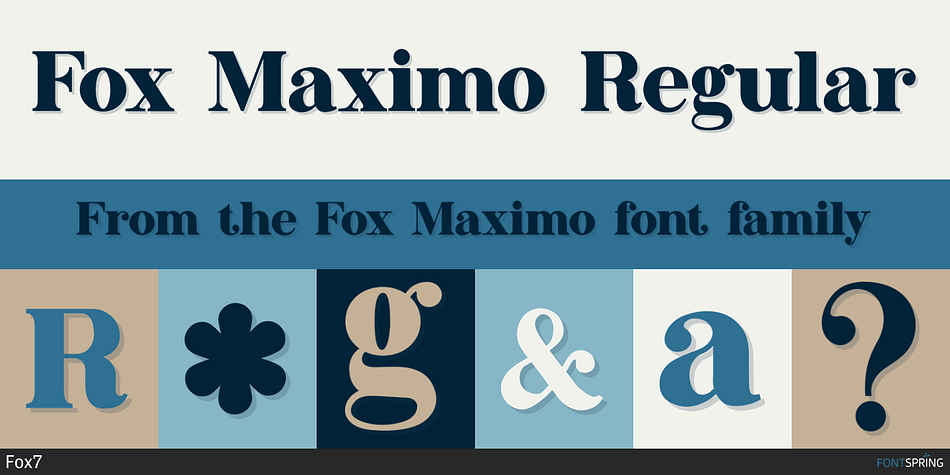 Fox Maximo Regular Font