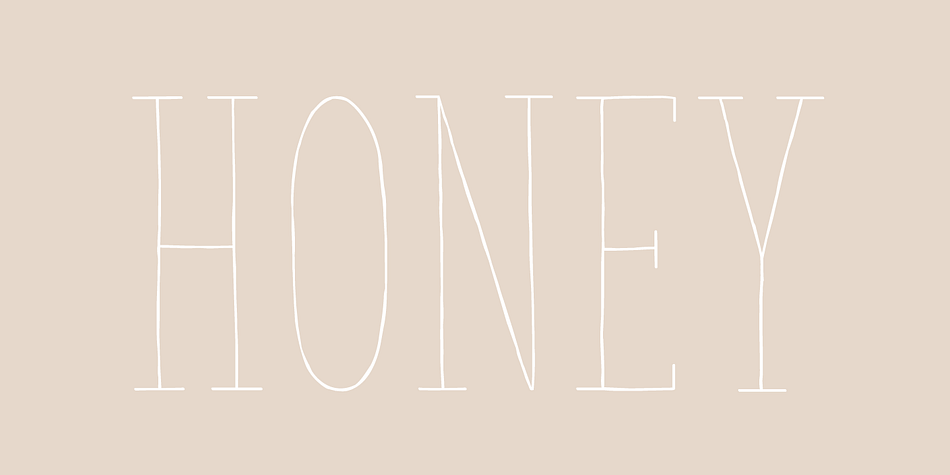 The Serif Hand Font