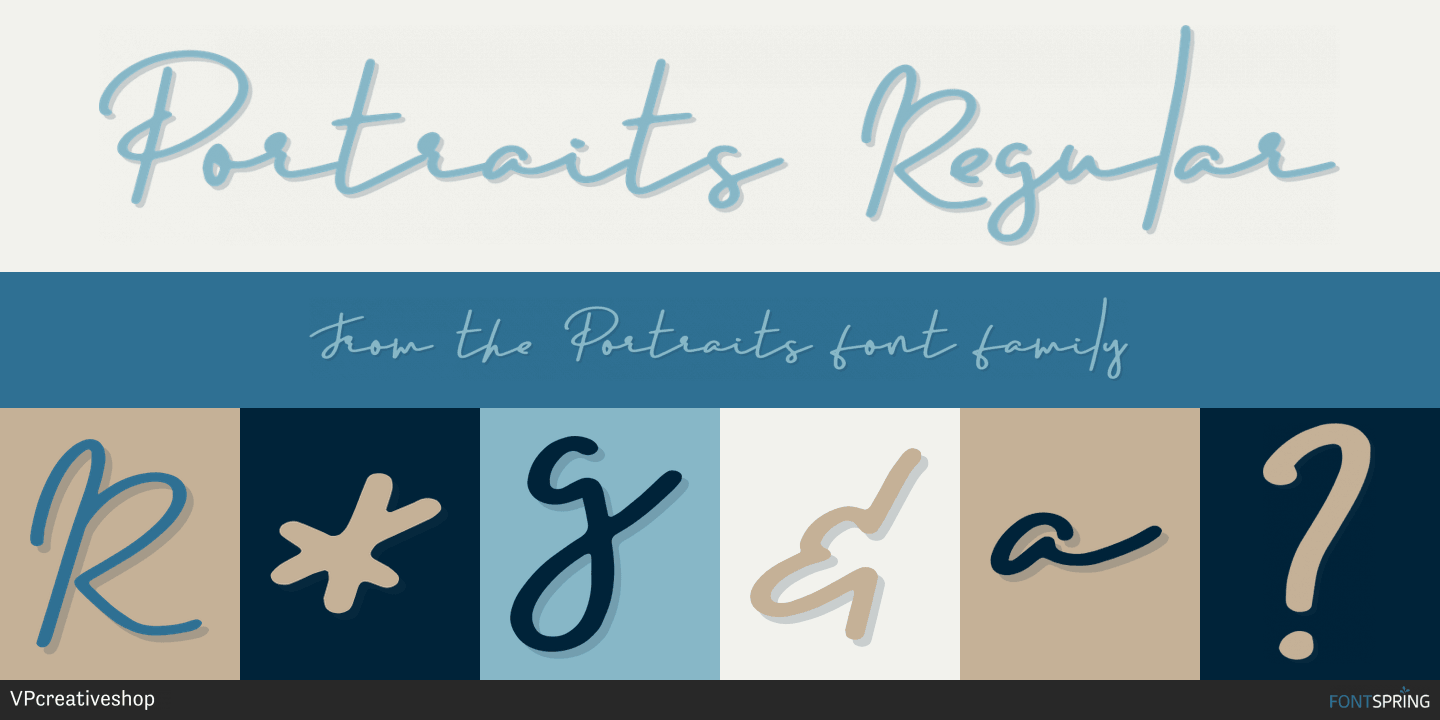 Portraits Font