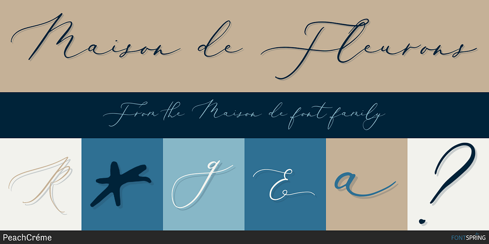 Maison de Fleurons Font