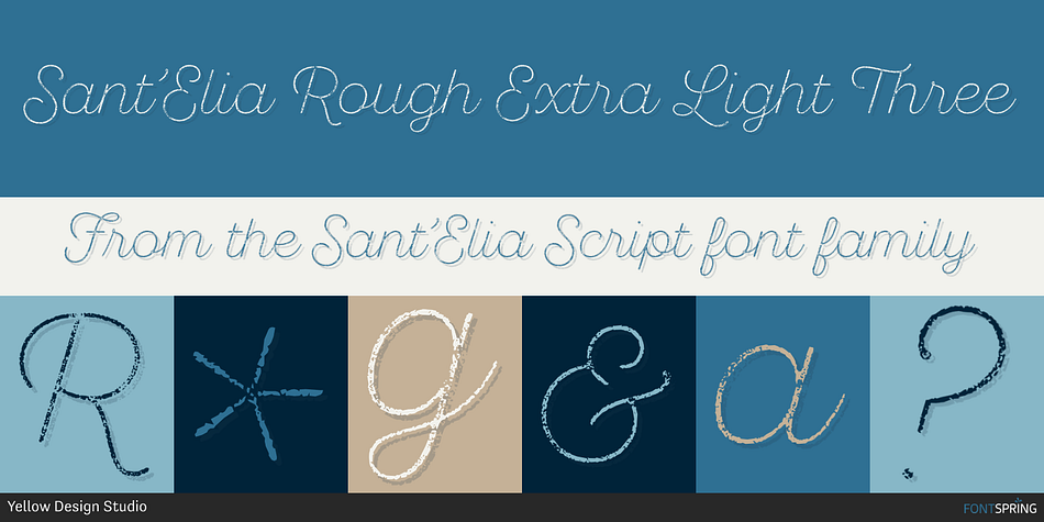 Sant’Elia Rough Font