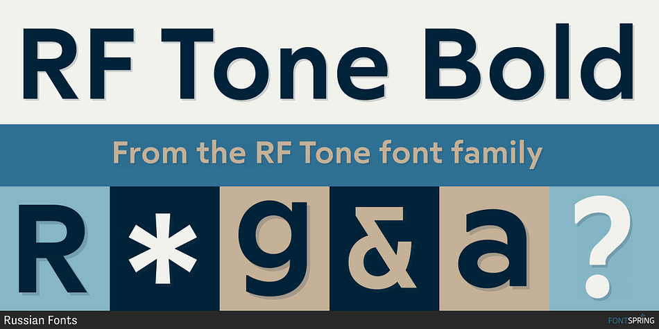 RF Tone Bold Font