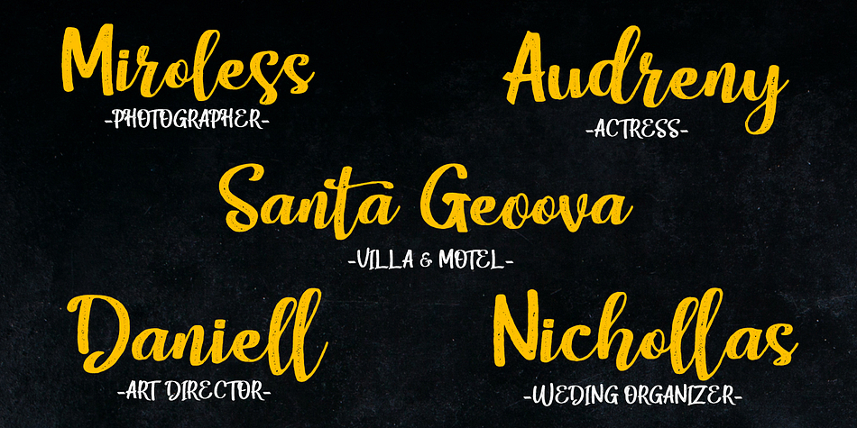 Harley Script Font Family by madeDeduk - Fontspring