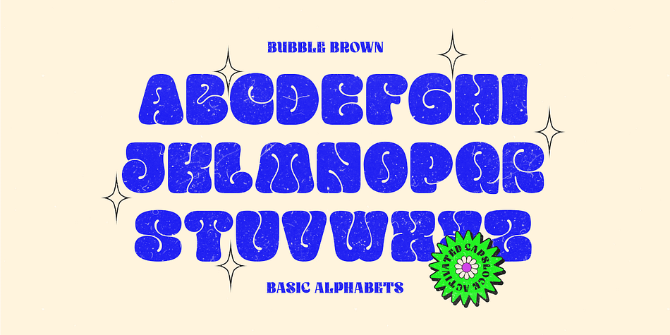 Bubble Brown Font