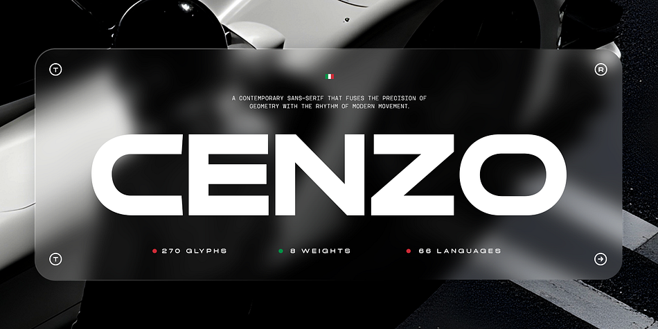 TRT CENZO Font
