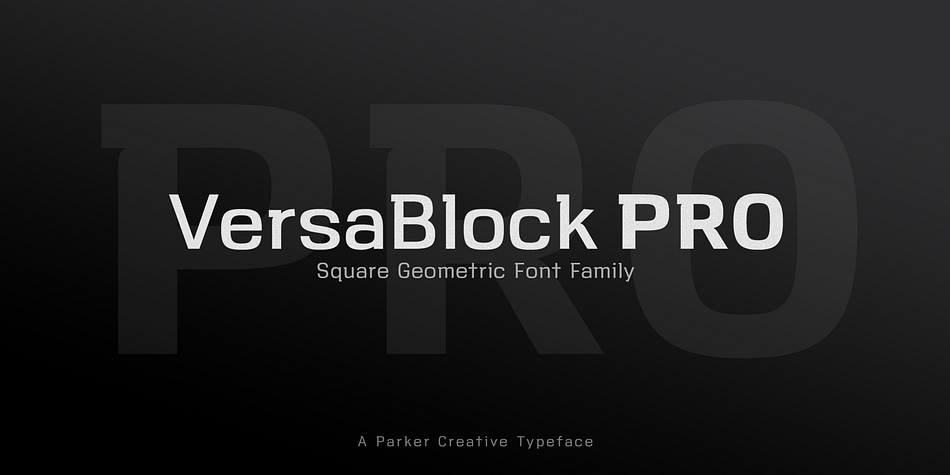 VersaBlock Pro Font
