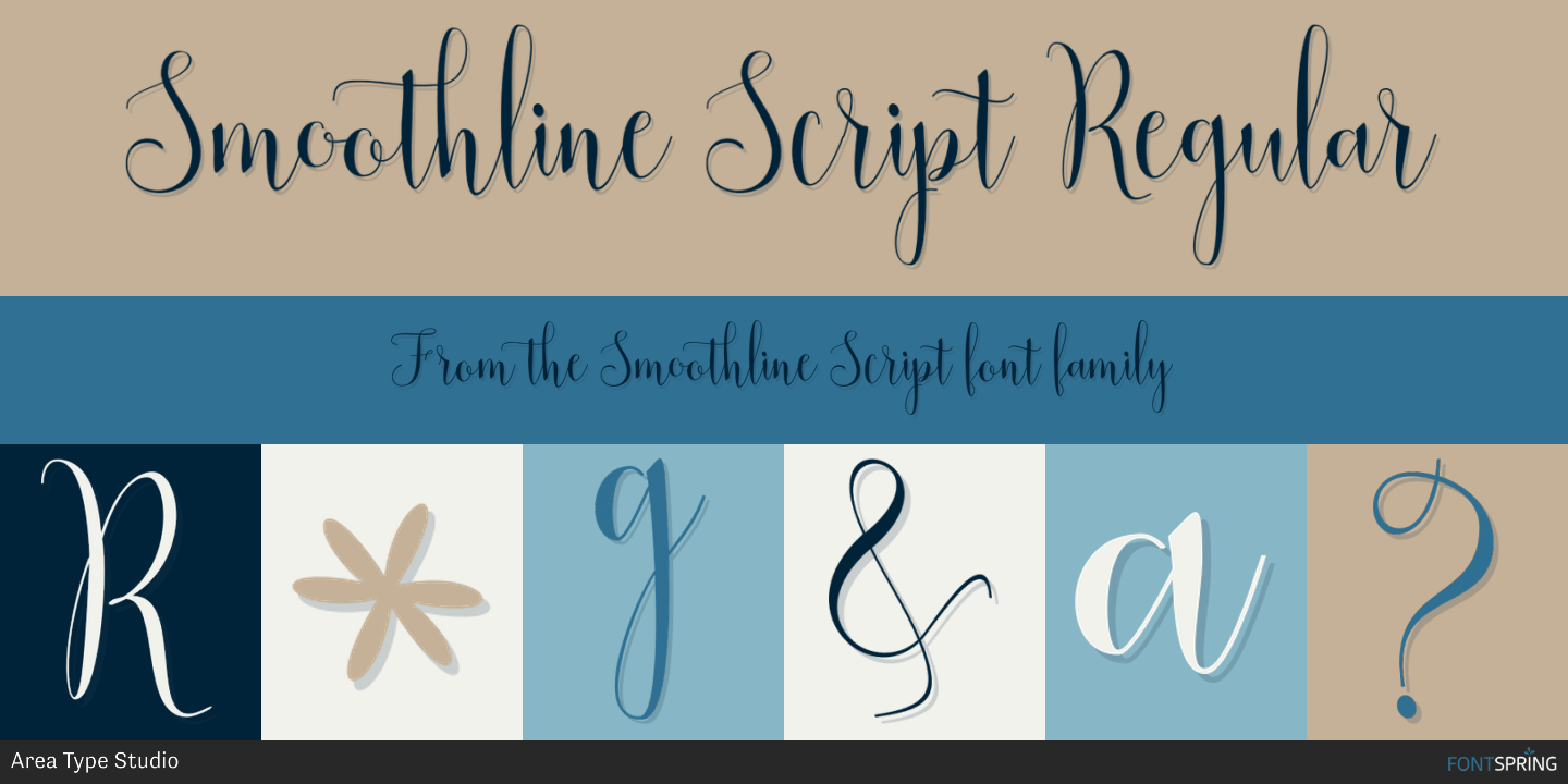 Fonts similar to Smoothline Script