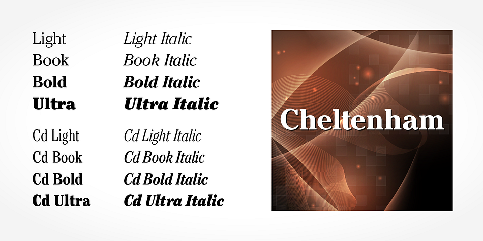 Cheltenham Pro Font