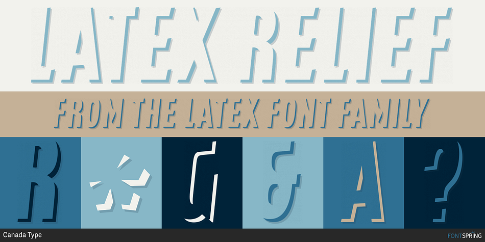 Latex Layers Font