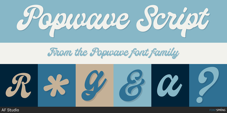Popwave Script Font