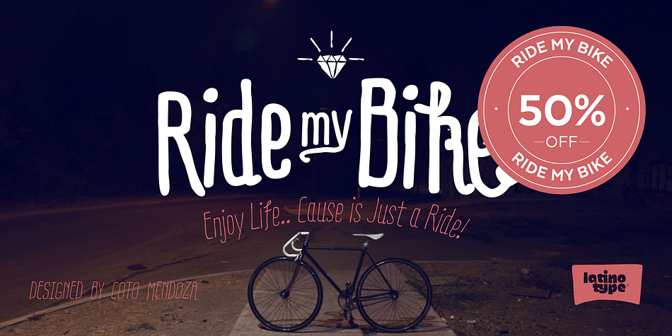Ride my Bike Font