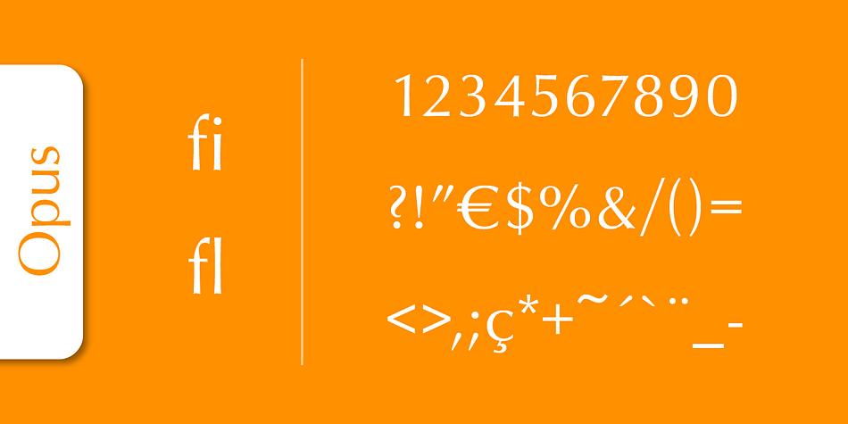 Opus Pro Font | Fontspring