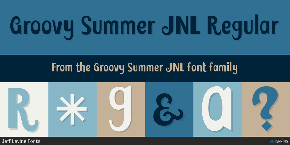 Groovy Summer JNL Font