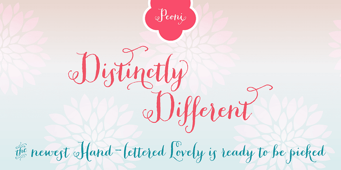 Peoni Font