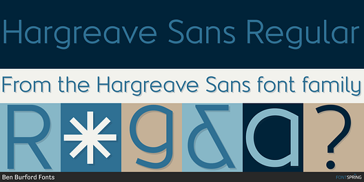 Fonts similar to Hargreave Sans
