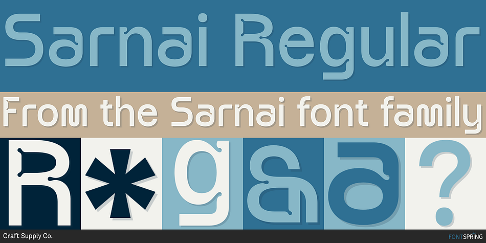 Sarnai Regular Font