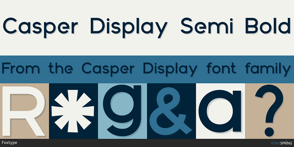 Casper Display Semi Bold Font
