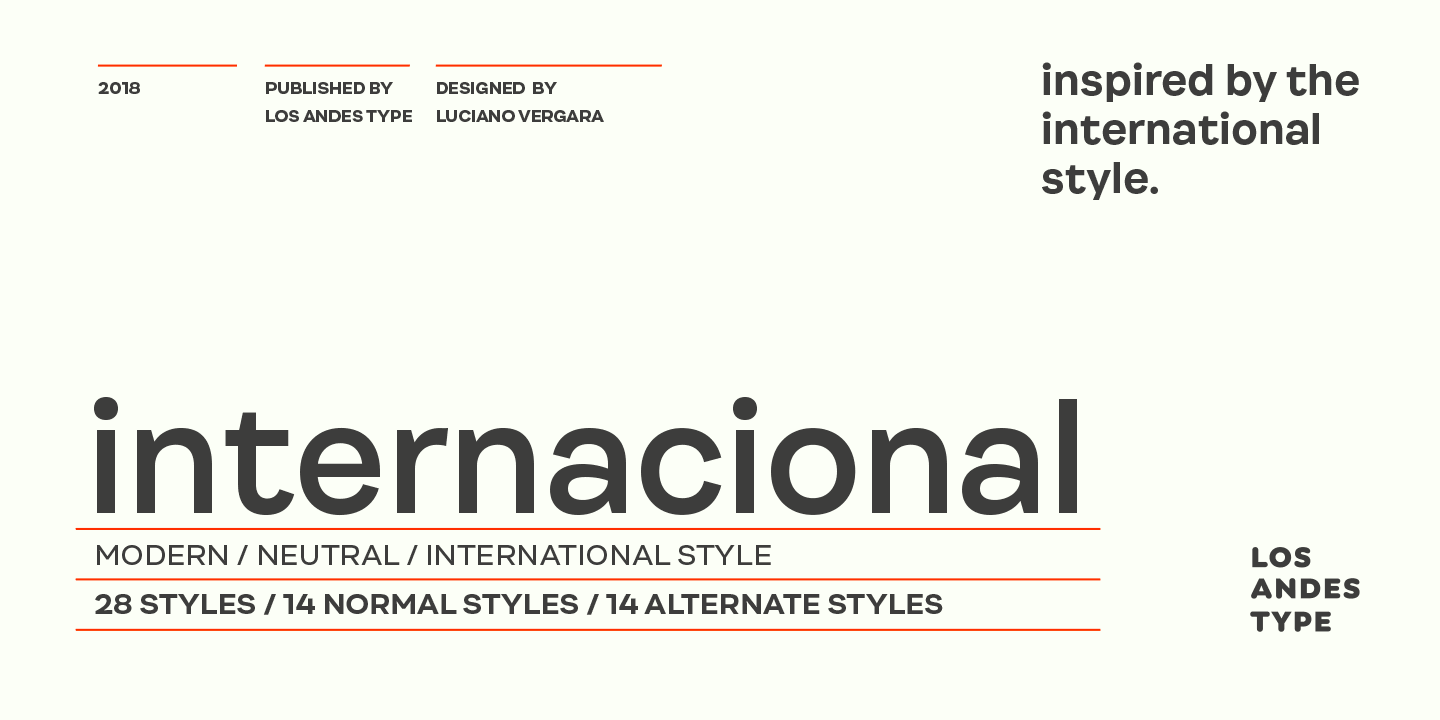 Internacional Font
