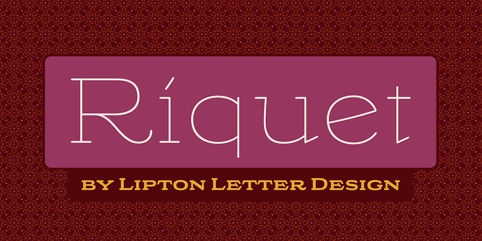 Riquet Font