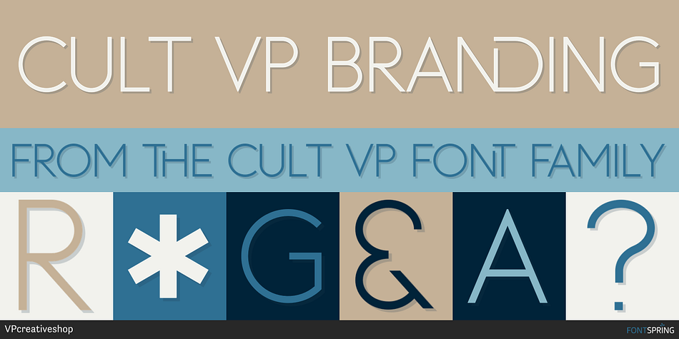 Cult VP Branding Font