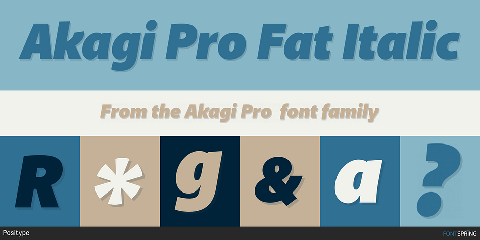 Akagi Pro Font