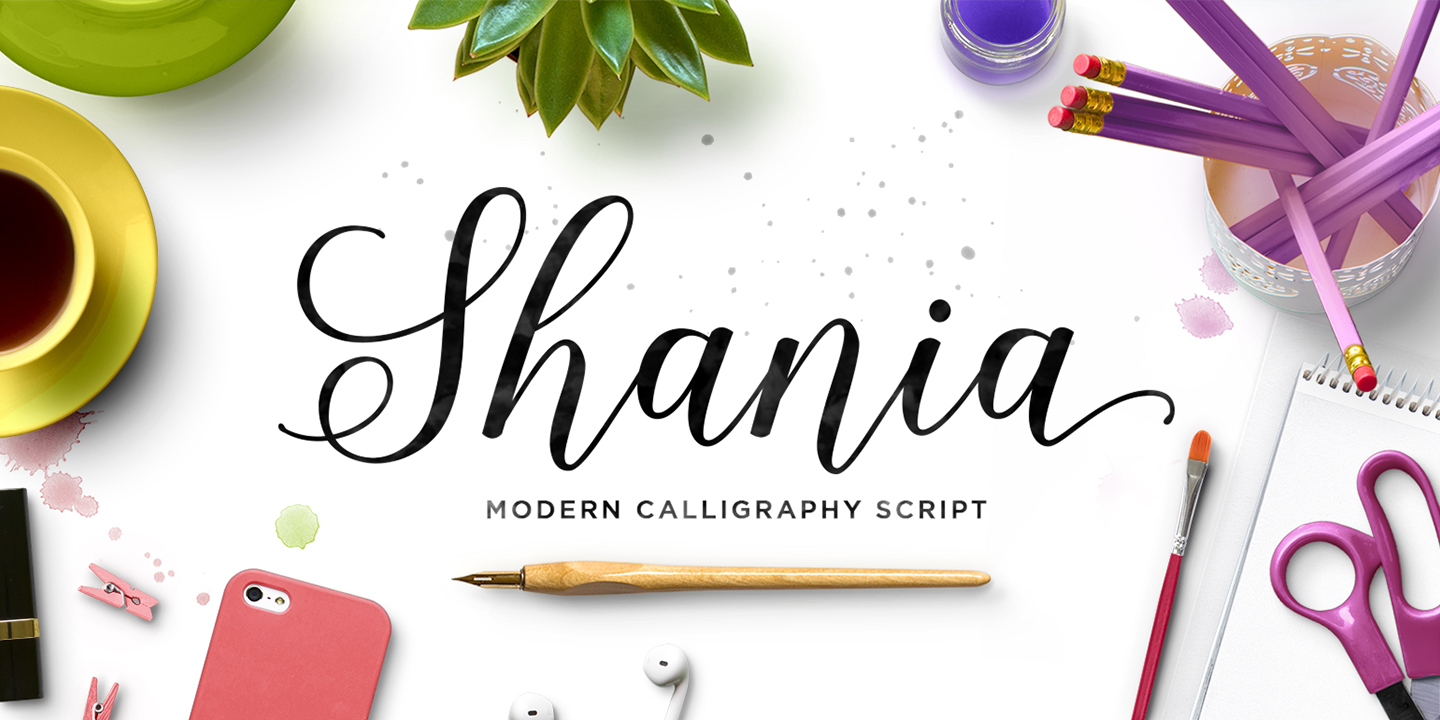 Shania Script Font