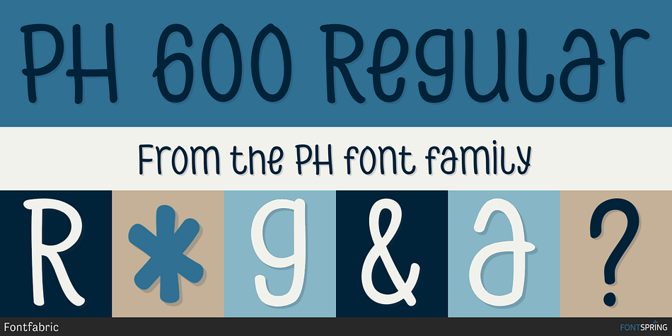 PH 600 Regular Font