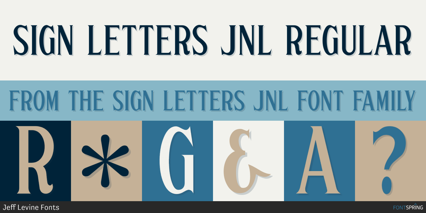 Fonts similar to Sign Letters JNL
