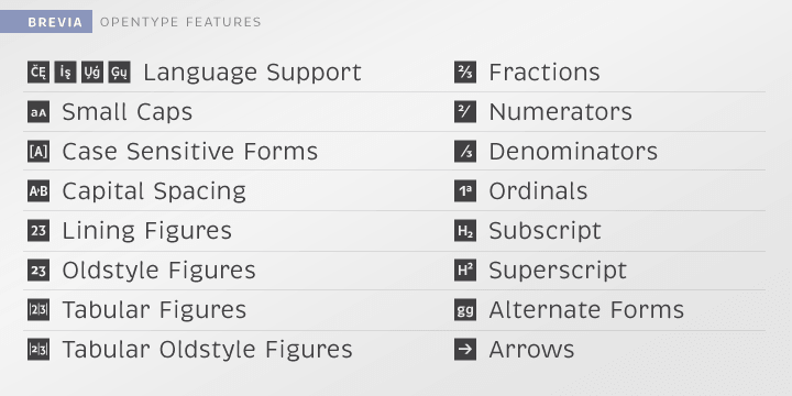 Brevia Font