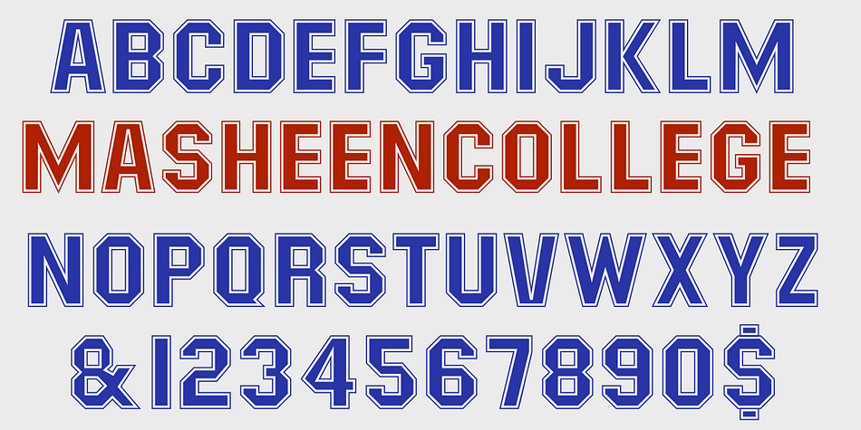 Masheen Font