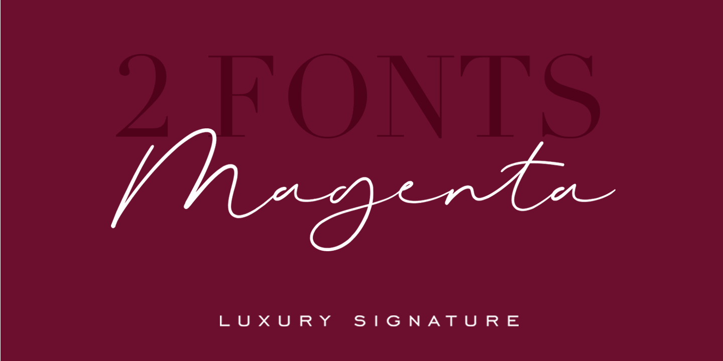 Magenta Font