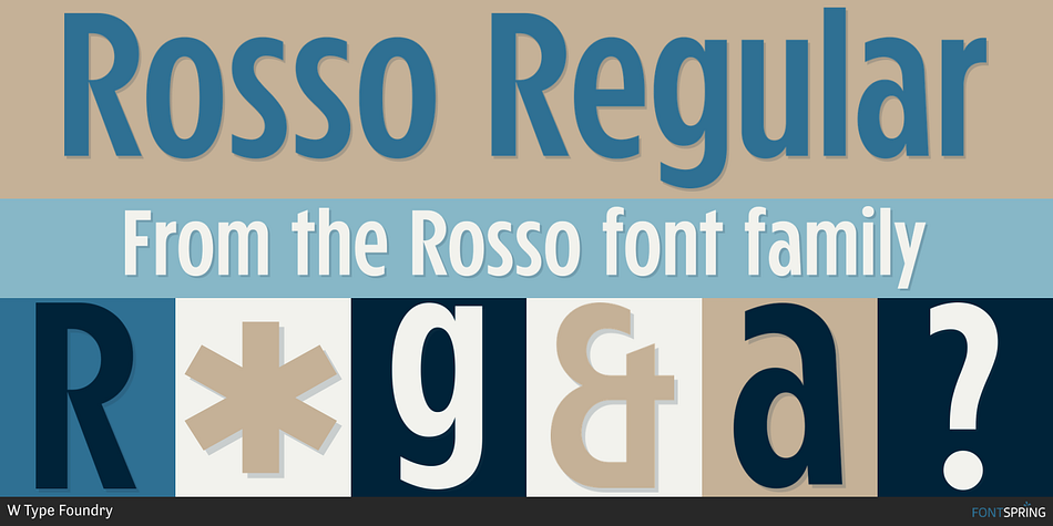 Rosso Regular Font