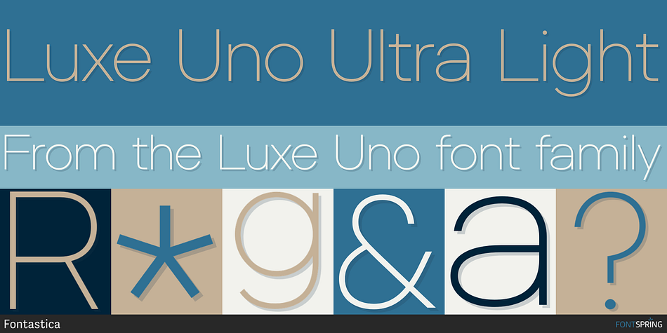 Luxe Uno Font